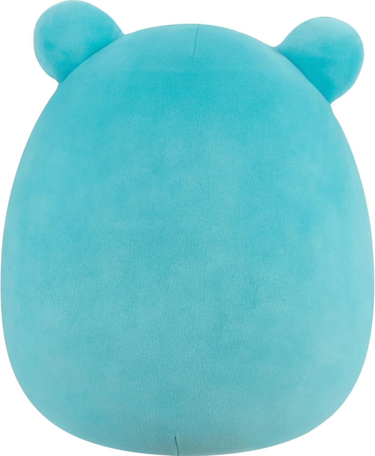 Squishmallows Original 12in Ludwig The Teal Frog Holding Rose ...