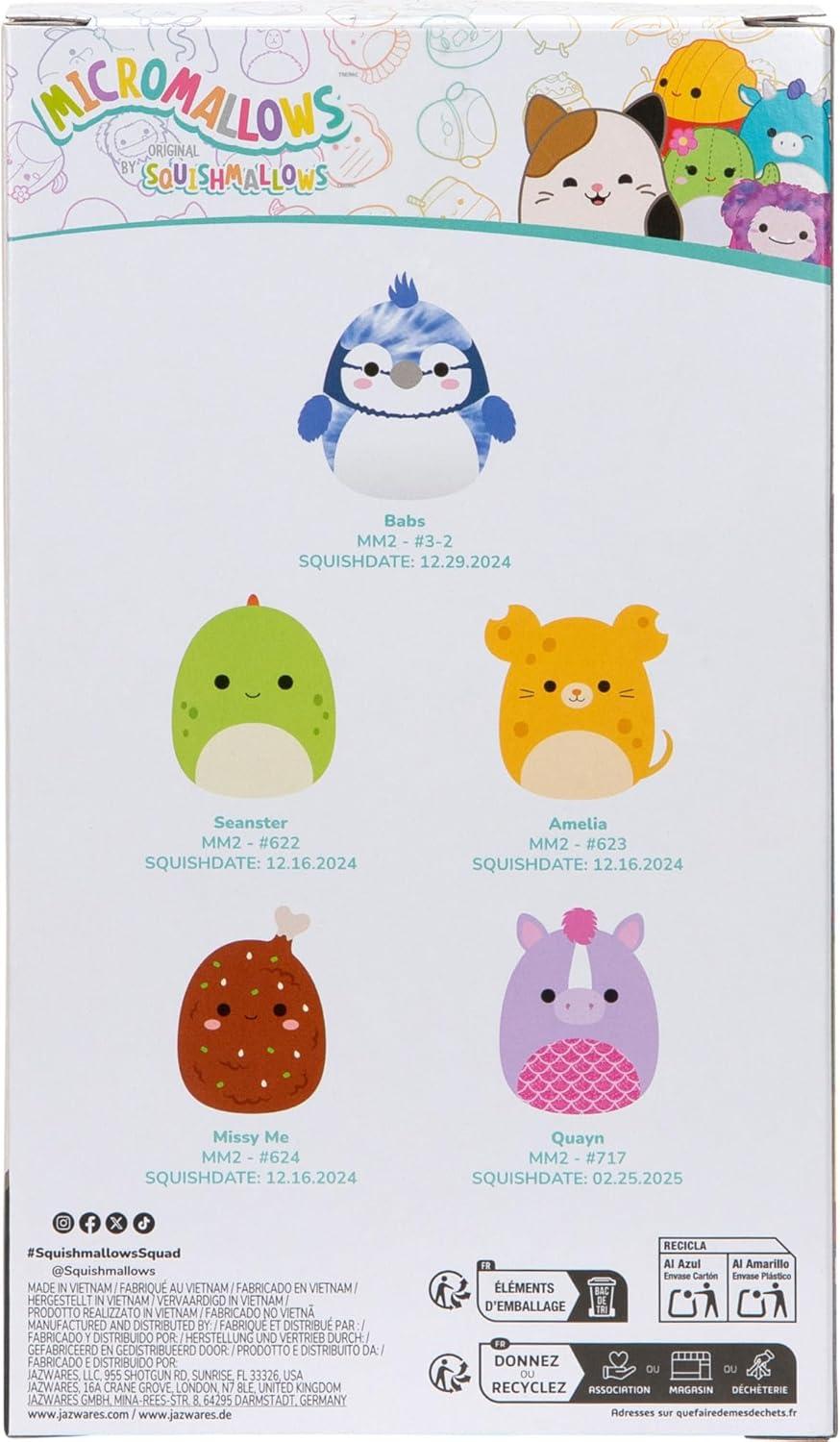 Squishmallows Original Micromallows Plush 5-Pack - Squishmallows